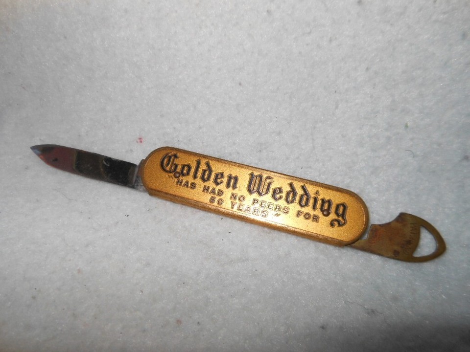 Antique Golden Wedding Pull Knife | eBay