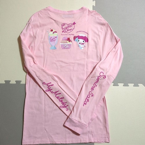 m615 My Melody Sato Sumire Collab Long Sleeve TShirt Pink Free Size ...