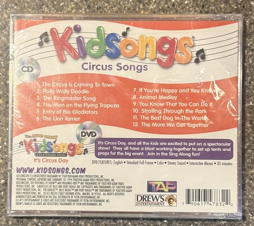 Circus Songs [Audio CD/DVD Video] Award Winning Kidsongs T.V. Show ...