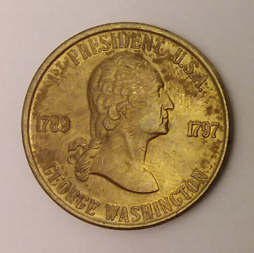 George Washington 1st President Coin Medal Token 28mm | eBay