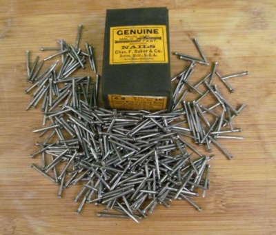 Antique Nails In Original Box Clinching Nails 6/8" Hold Fast Chas. F ...