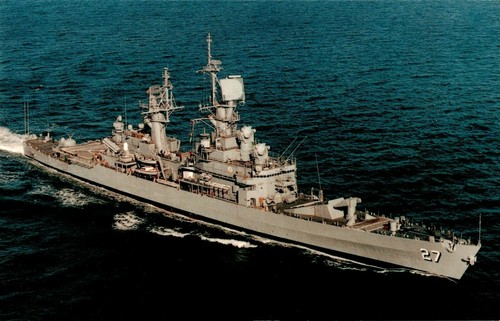Postcard USS Josephus Daniels CG-27 Guided Missile Cruiser | eBay
