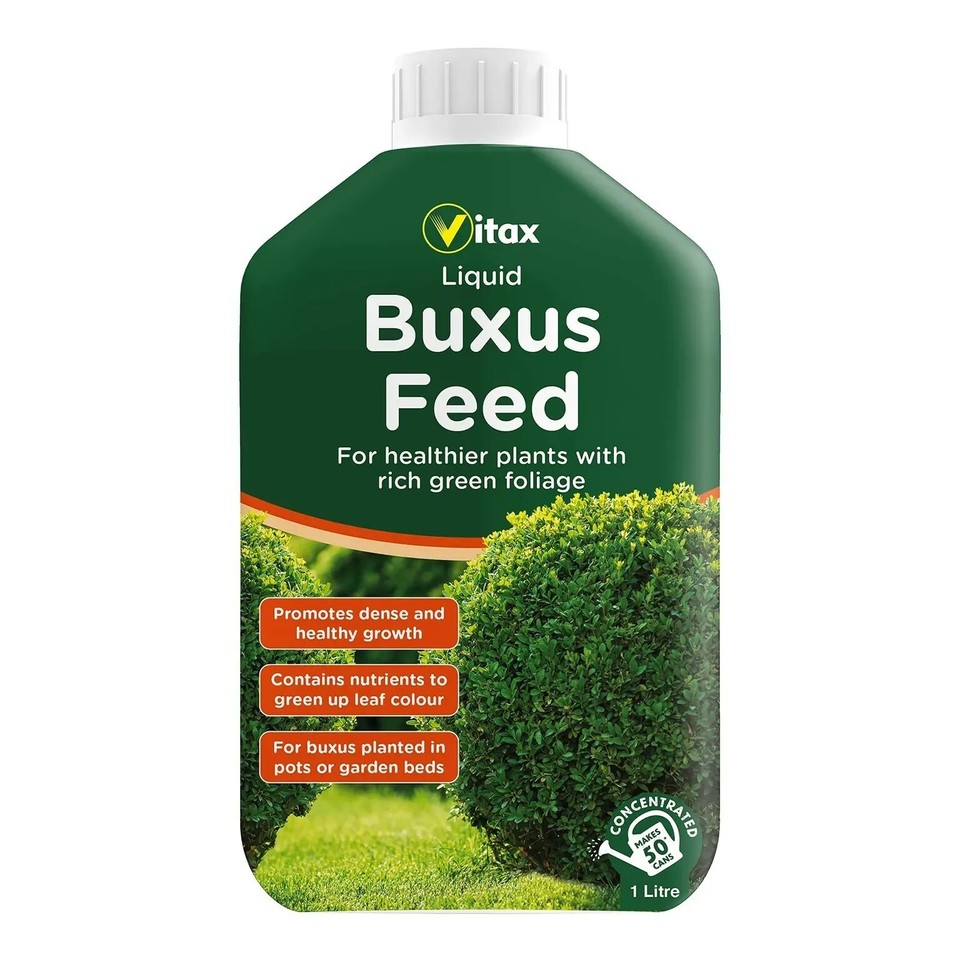 Vitax Buxus Liquid Feed Fertiliser Plant Feed Hedges Growth ...