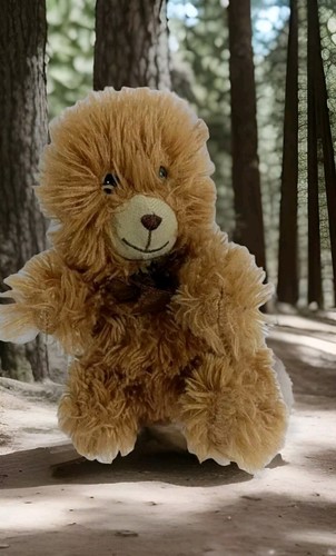 8" Greenbrier International Fuzzy Friends Teddy Bear Brown Plush ...