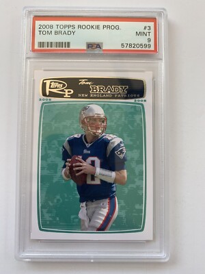 2008 Tom Brady Topps Rookie Progression PSA | eBay