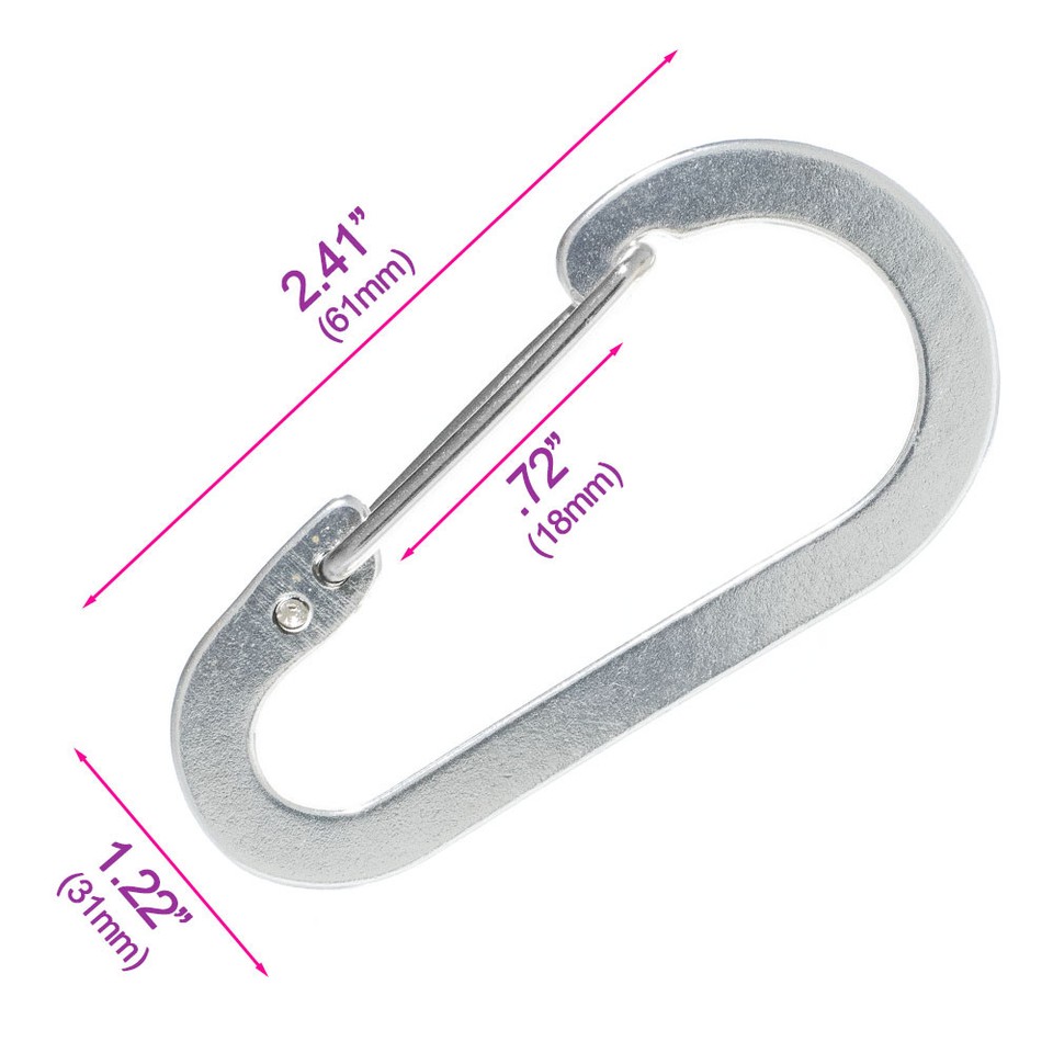 West Coast Paracord 2 Inch Lightweight Durable Wire Gate Aluminum ...