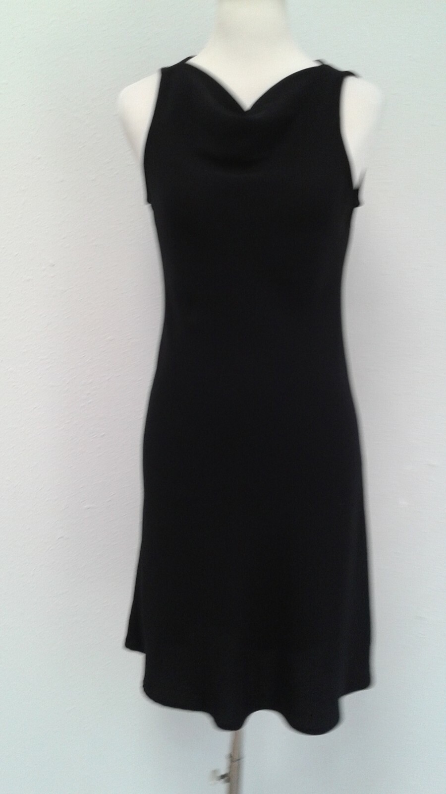SL fashions petites dress classic LBD A line black dress cowl neck 4 4 ...