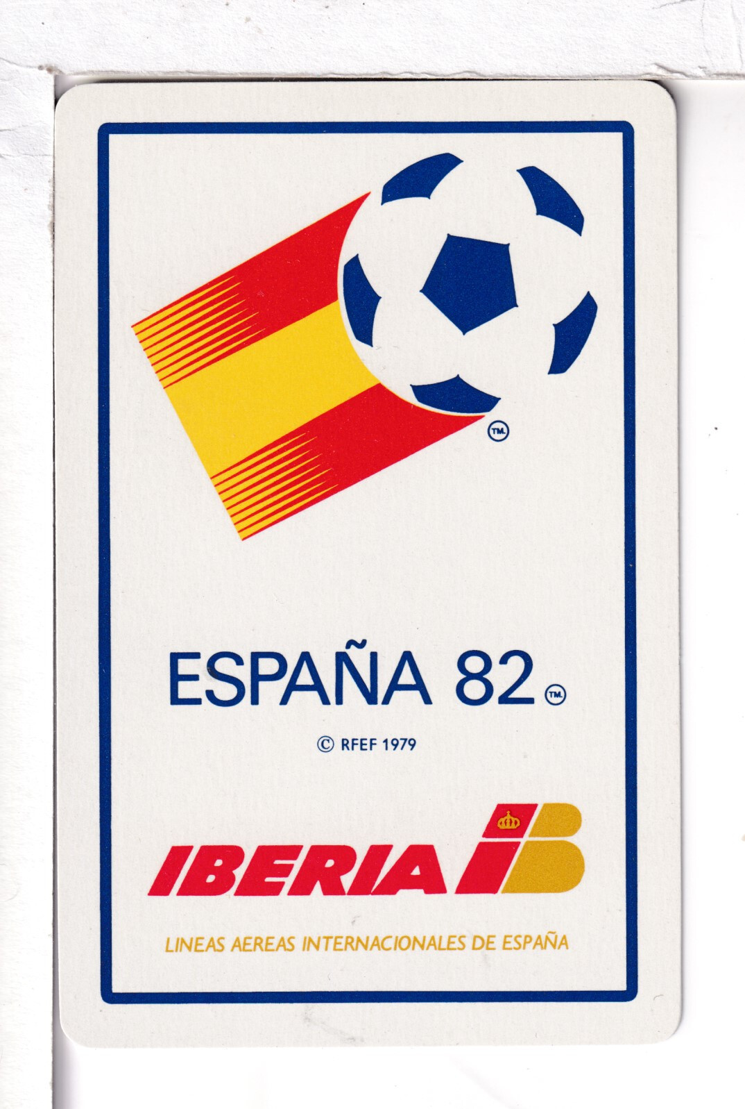 Single Airline Playing Card "Iberia, IBE 105 A", Chan/Mertens #, Stand ...