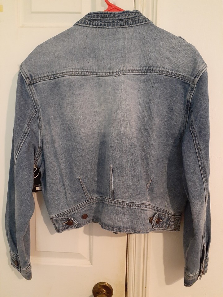 BBJ Los Angeles Women's Denim Jean Jacket Coat Size XL ~ NEW | eBay