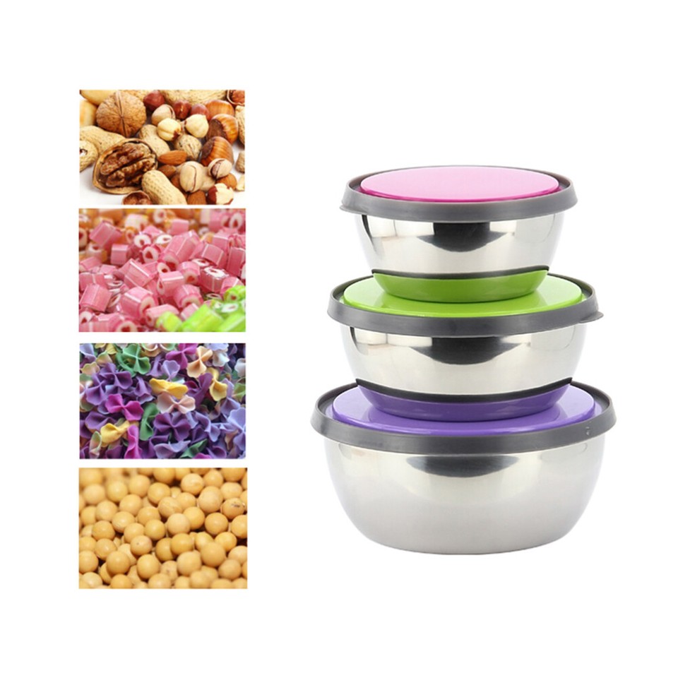 Snack Container Food Containers with Lids Fresh Bowl | eBay