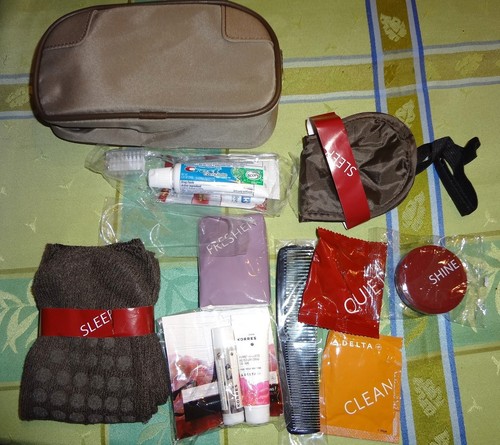 Travel Survival Overnight Kit w/ Toothbrush Toothpaste Socks, Lip Balm ...
