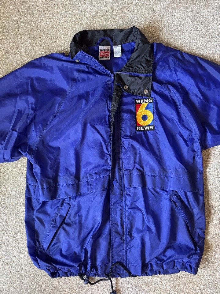 WKMG-TV CHANNEL 6 Reporter/Crew Rawlings Rain Coat. CBS News Orlando ...