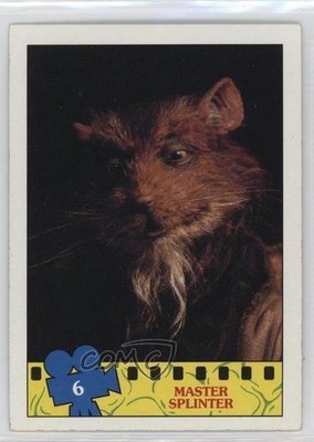 1990 Topps Teenage Mutant Ninja Turtles Movie Master Splinter #6 0nr3 ...