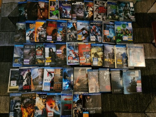 Lot of 49 3D Bluray Movies Blu Ray Popular Titles Great Condition No ...
