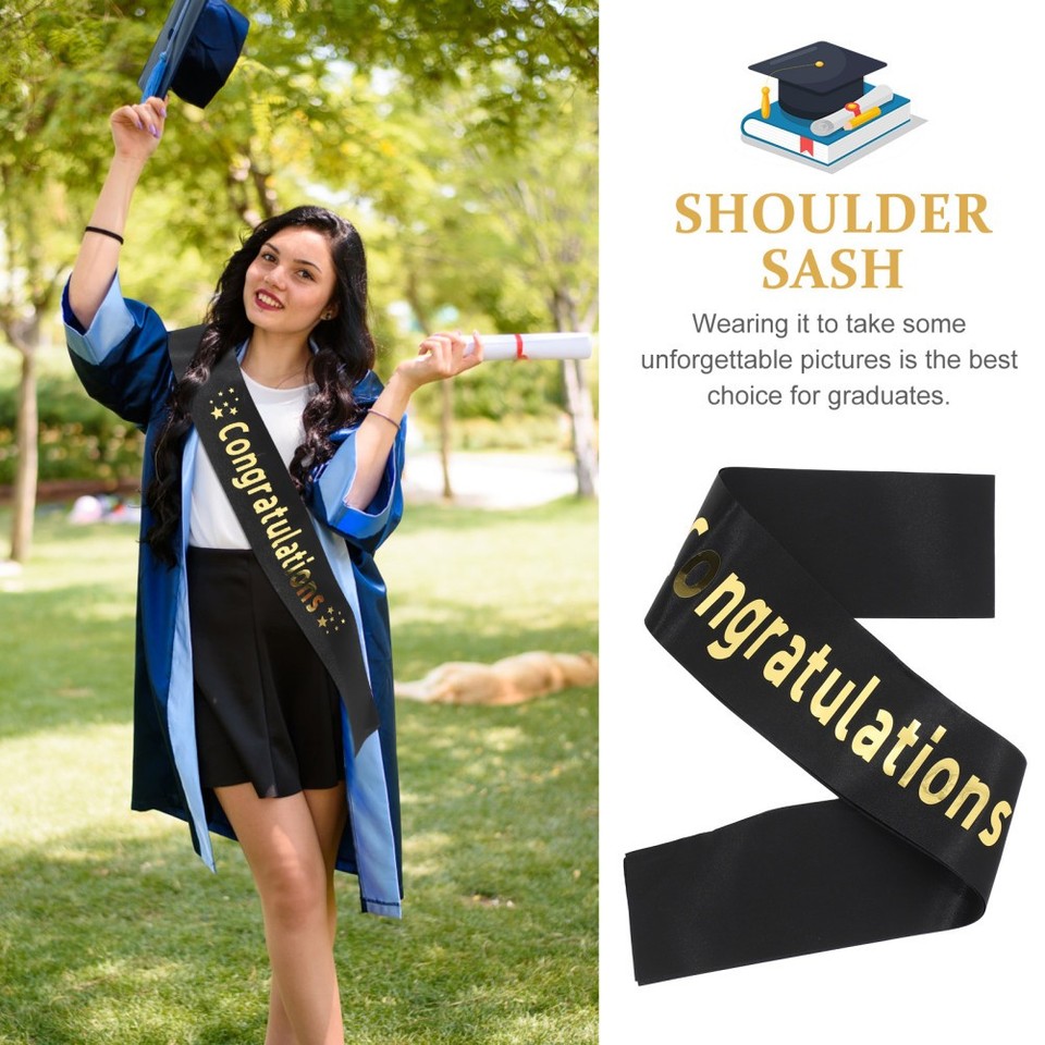 Prom Royalty Sash Sashes for Wear Graduation Season Shoulder Strap ...