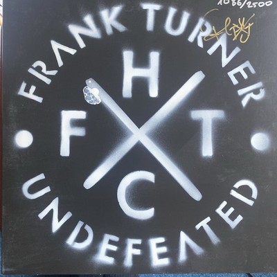 Frank Turner - Undefeated. Hand Signed Numbered Deluxe Edition Colour ...