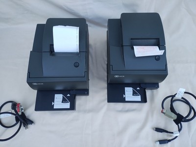 (2) NCR 7167-6011-9001Receipt Printer Mono Thermal Transfer WORK/TESTED ...