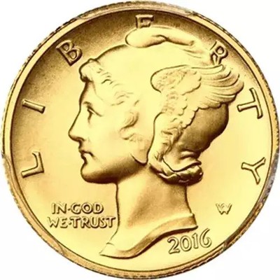 2016-W Gold Mercury Dime Centennial Series | eBay