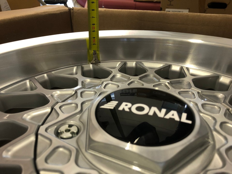 4x new Retro Wheels RONAL LS 7.5x15 4x100 ET25 for VW Golf 1 2 3 BMW ...