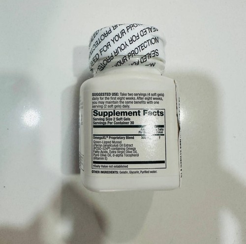 Omega XL 60ct by Great HealthWorks: Small, Potent, Joint Pain Relief ...