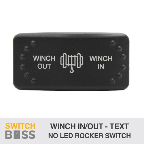 Winch In Out (Text) Momentary LASER ETCHED Horizontal Rocker Switch NO ...