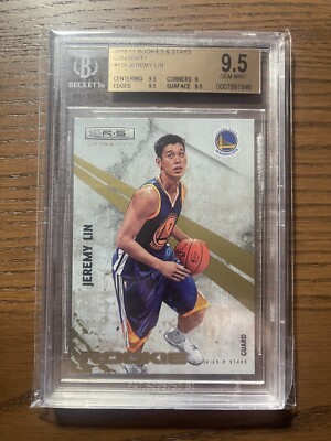 2010-11 Panini Rookies & Stars Longevity Jeremy Lin Rookie RC BGS 9.5 ...