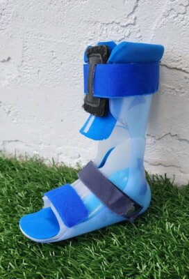 DAFO AFO Leg Brace Left Pediatric Blue Sharks AGE 2-3 | eBay
