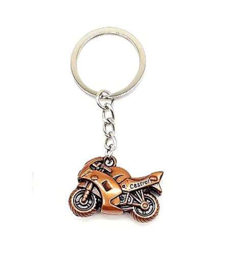 Stainless Steel Keychain Metal For Gifting With Key Ring Anti Rust Bike ...
