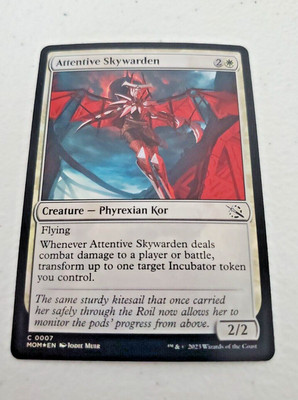 MTG Attentive Skywarden March of the Machine 0007 *FOIL* Common | eBay