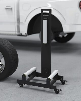 Universal Wheel Cleaning Stand with Rollers Wheel Detailing Stand for ...