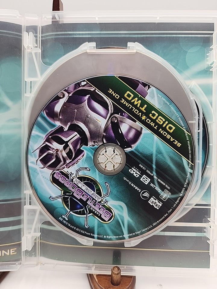 Saban's Big Bad Beetleborgs Metallix: Season 2, Vol. 1 DVD Set Discs ...
