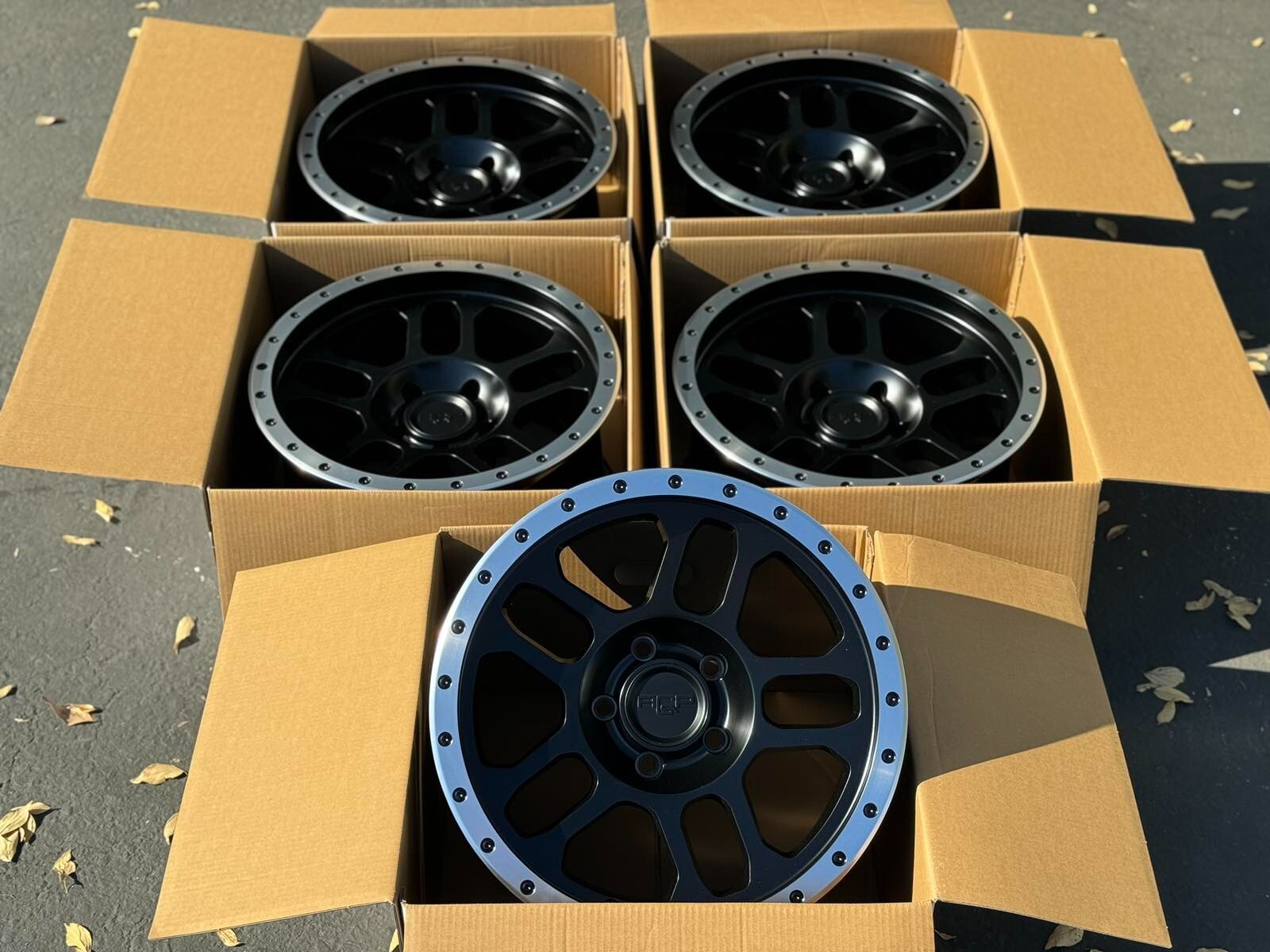 Set of 5 Wheels Fits Jeep Wrangler Gladiator 5x127 Rims JL JK Rubicon ...
