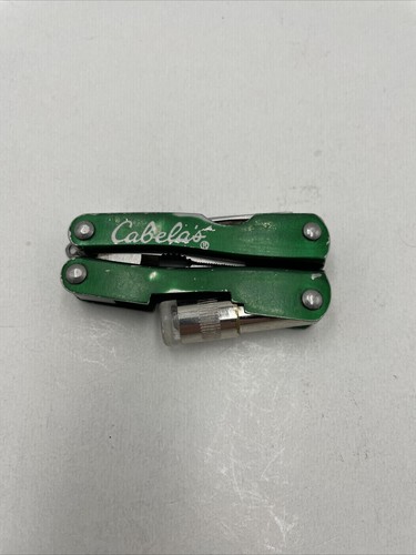 Cabela's Mini Multi-tool w/ LED flashlight green | eBay