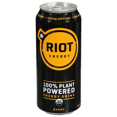 Riot Energy Drink Mango Riot Organic | eBay