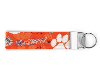Clemson Key, Clemson Tigers, Orange & White Key Chain, College, Coach ...