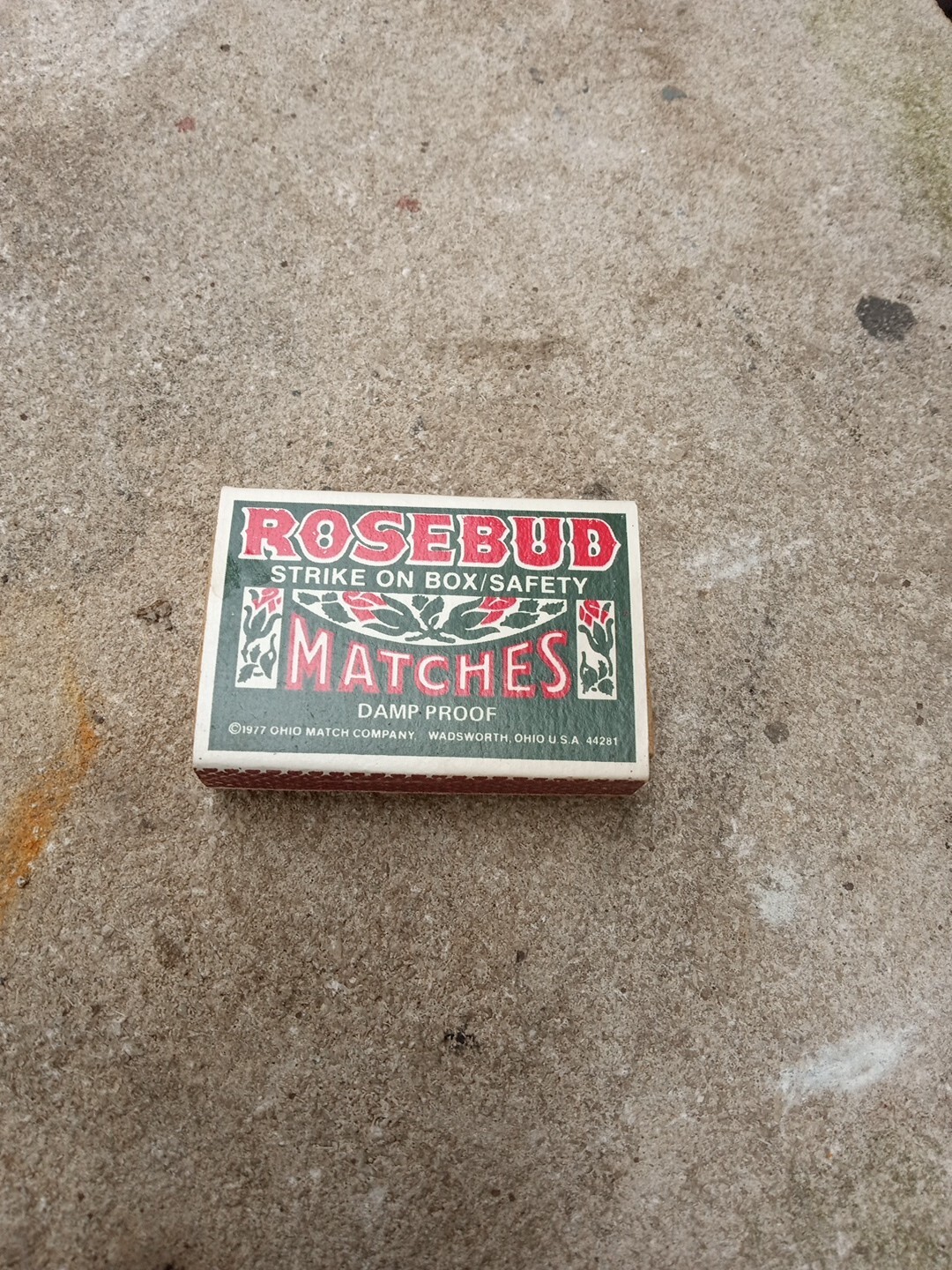 Vintage Box Of Rosebud Matches 1977 | eBay