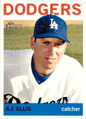 2013 Topps Heritage A.J. Ellis Los Angeles Dodgers #88 | eBay