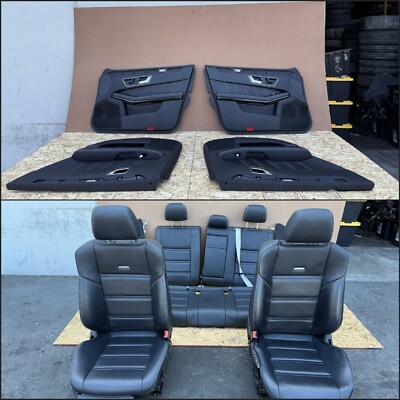 MERCEDES W212 E63 10-16 OEM FRONT REAR SEATS WITH DOOR PANELS SET (NAPA ...