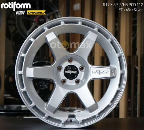 19" Rotiform KB1 Wheels Silver Suit Audi, Volkswagen, Mercedes- 19x8.5 ...