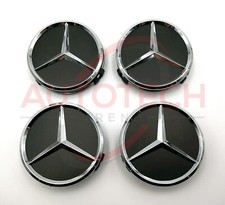 MERCEDES BENZ AMG Black Matte Threaded Wheel Center Cap A2224002800 ...