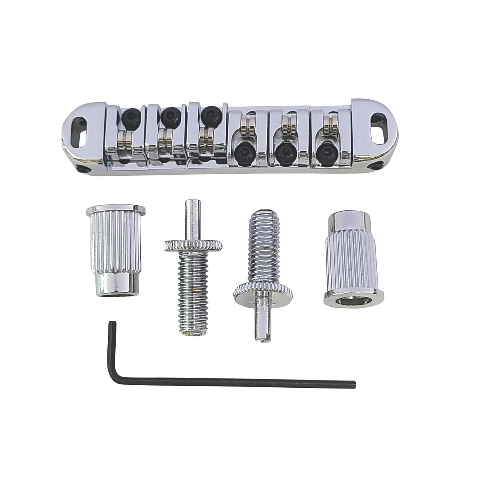 Wilkinson LOCKING ROLLER Bridge for Epiphone Les Paul Guitar- Chrome | eBay