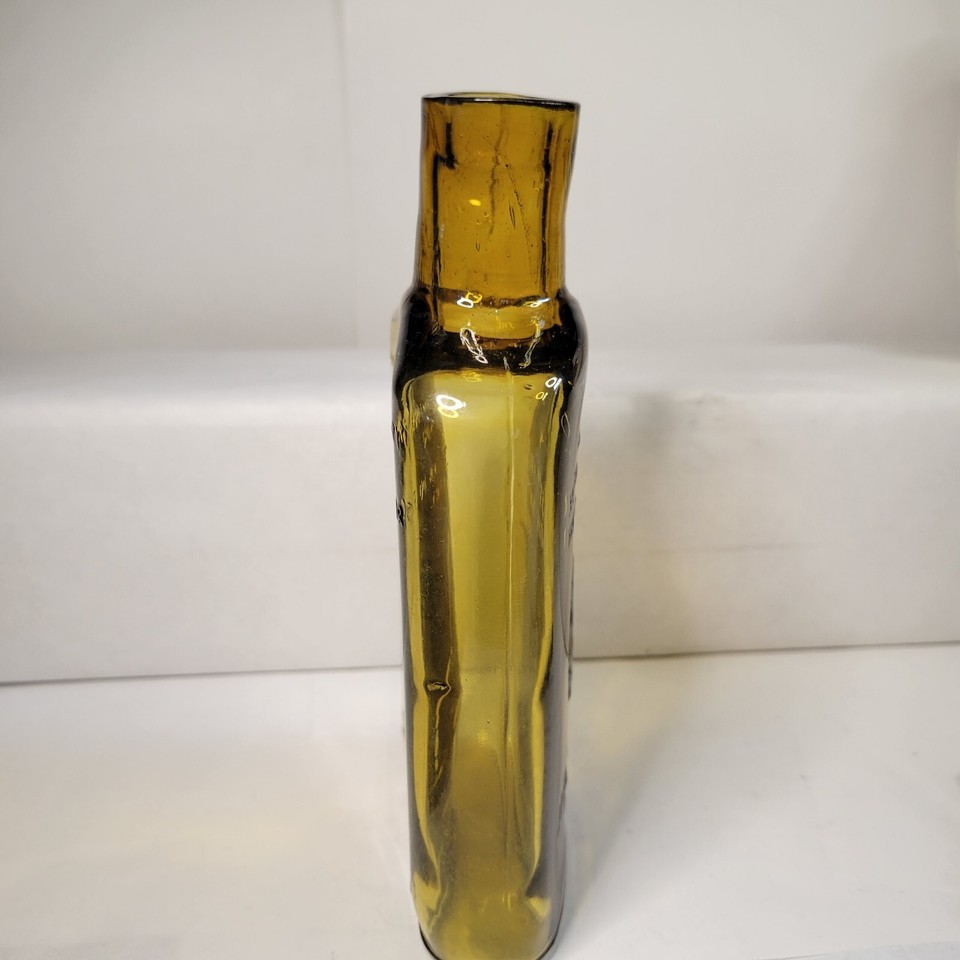 Clevenger Brothers Flask Bottle Yellow John F Kennedy 60's 70's Marked ...