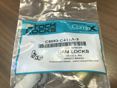 COMPX NATIONAL C8053-C415A-3 Cam Lock | eBay