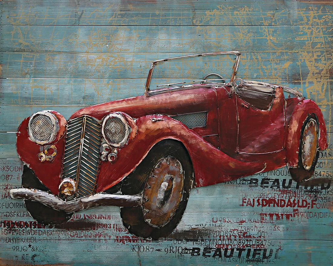 Classic Car Wall Decor