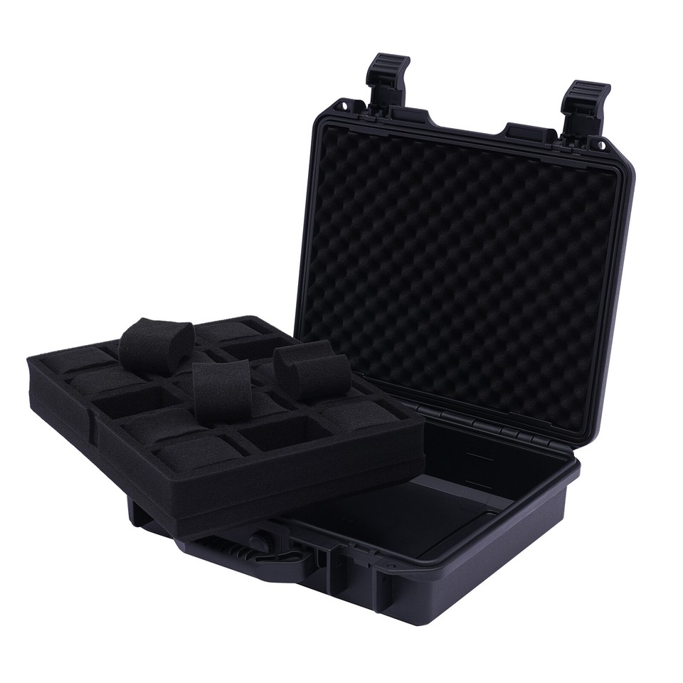 15 Slots Watch Storage Box Case Waterproof Plastic Suitcase Display ...