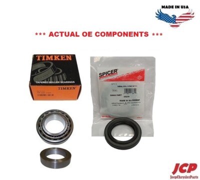 1 X REAR DANA44 AXLE BEARING KIT - TIMKEN FOR JEEP WRANGLER TJ 1997 ...