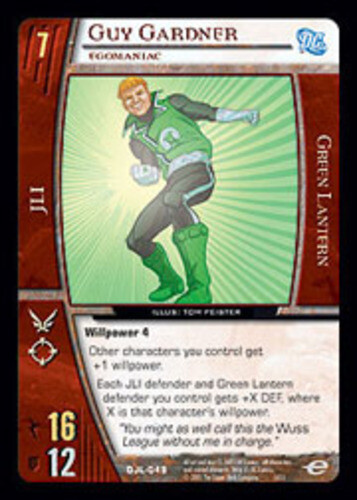 VS System: Guy Gardner, Egomaniac [Played] DC Justice League of America ...