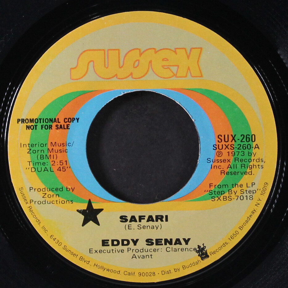 EDDY SENAY: safari / sarko east SUSSEX 7" Single 45 RPM | eBay