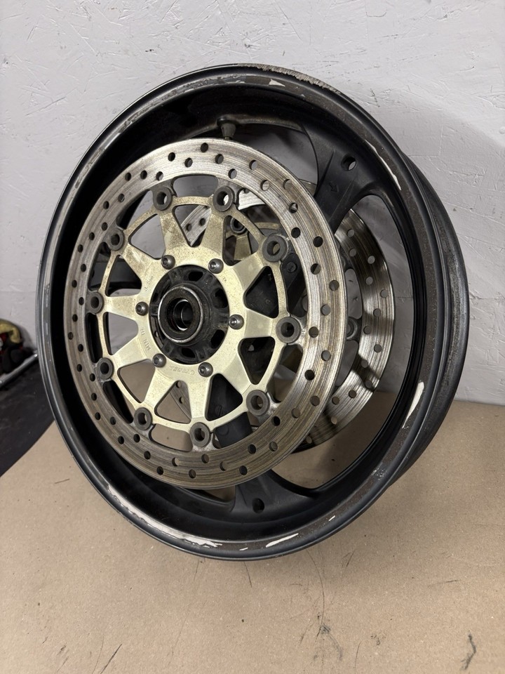 2007 2006 Honda Cbr1000rr Oem Front Wheel Rim Rotors Straight #0126 | eBay