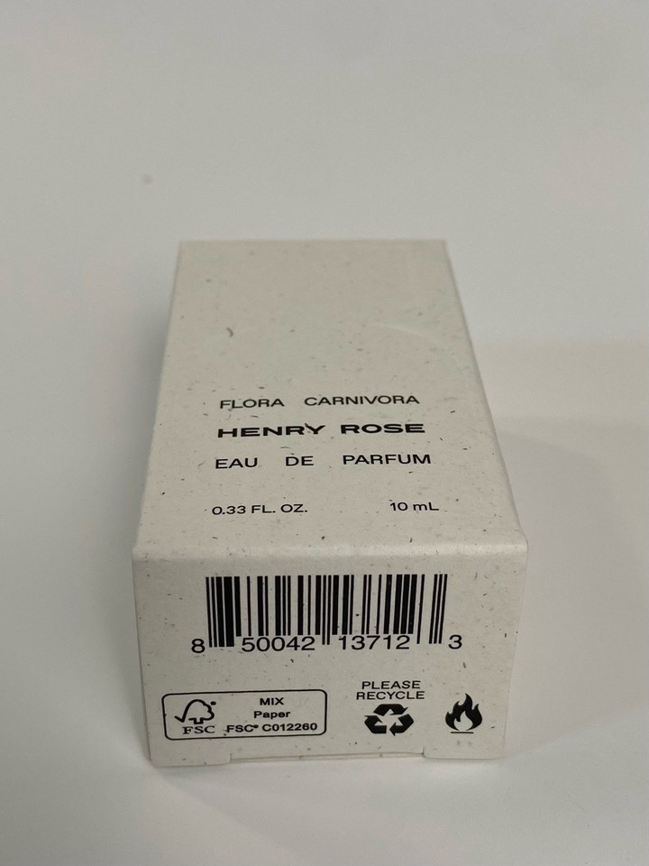 Henry Rose Flora Carnivora EDP 10ml EWG Verified Vegan Cruelty Free ...